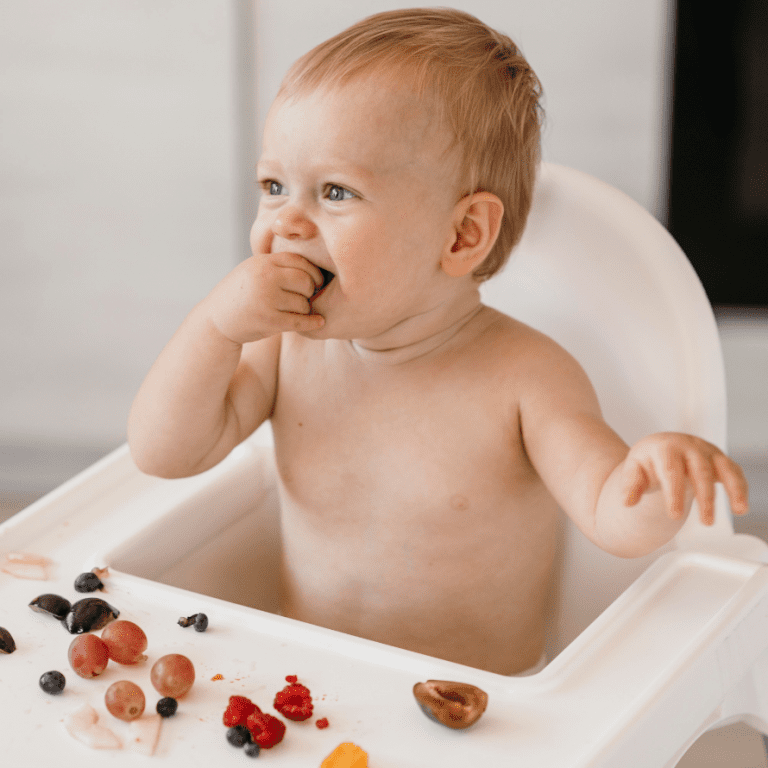 BLW High Chair Position for Feeding and Why Sitting Independently is ...