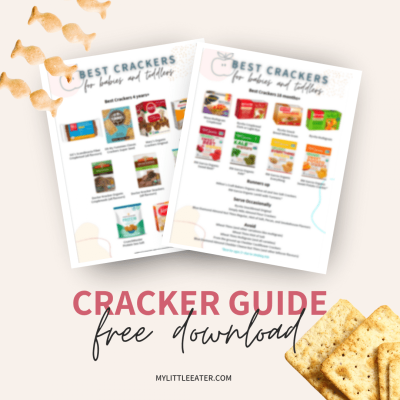 Best Crackers for Babies & Toddlers - My Little Eater