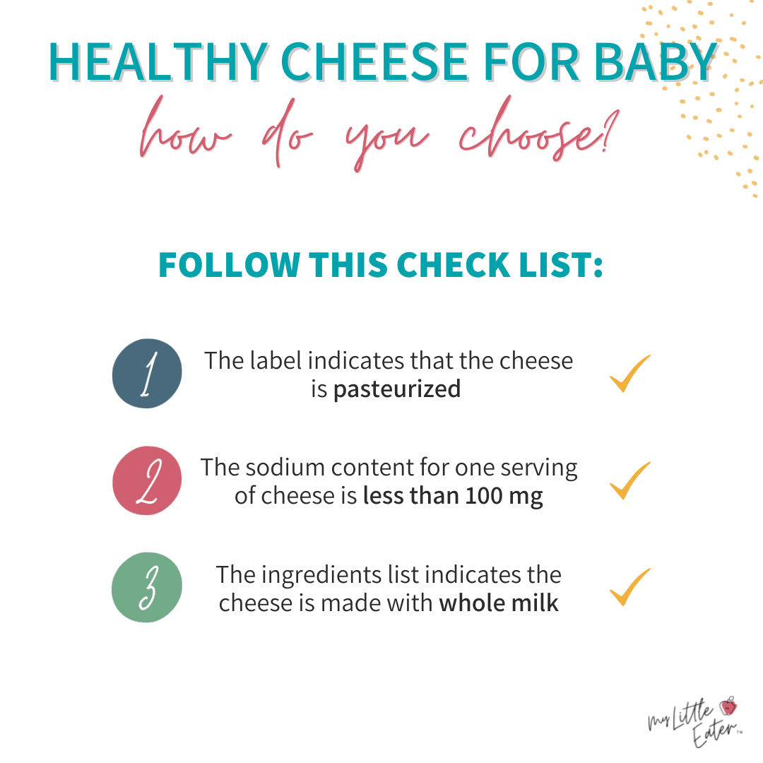 Cheese for baby led weaning: what to offer and how to serve it safely ...