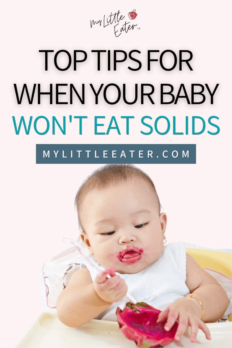 Top tips for when your baby won't eat solids or shows no interest in ...