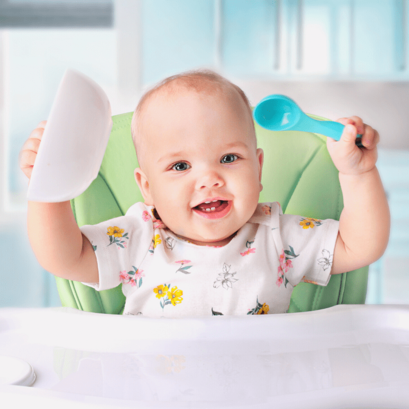 How to help baby overcome excessive gagging when starting solids - My ...