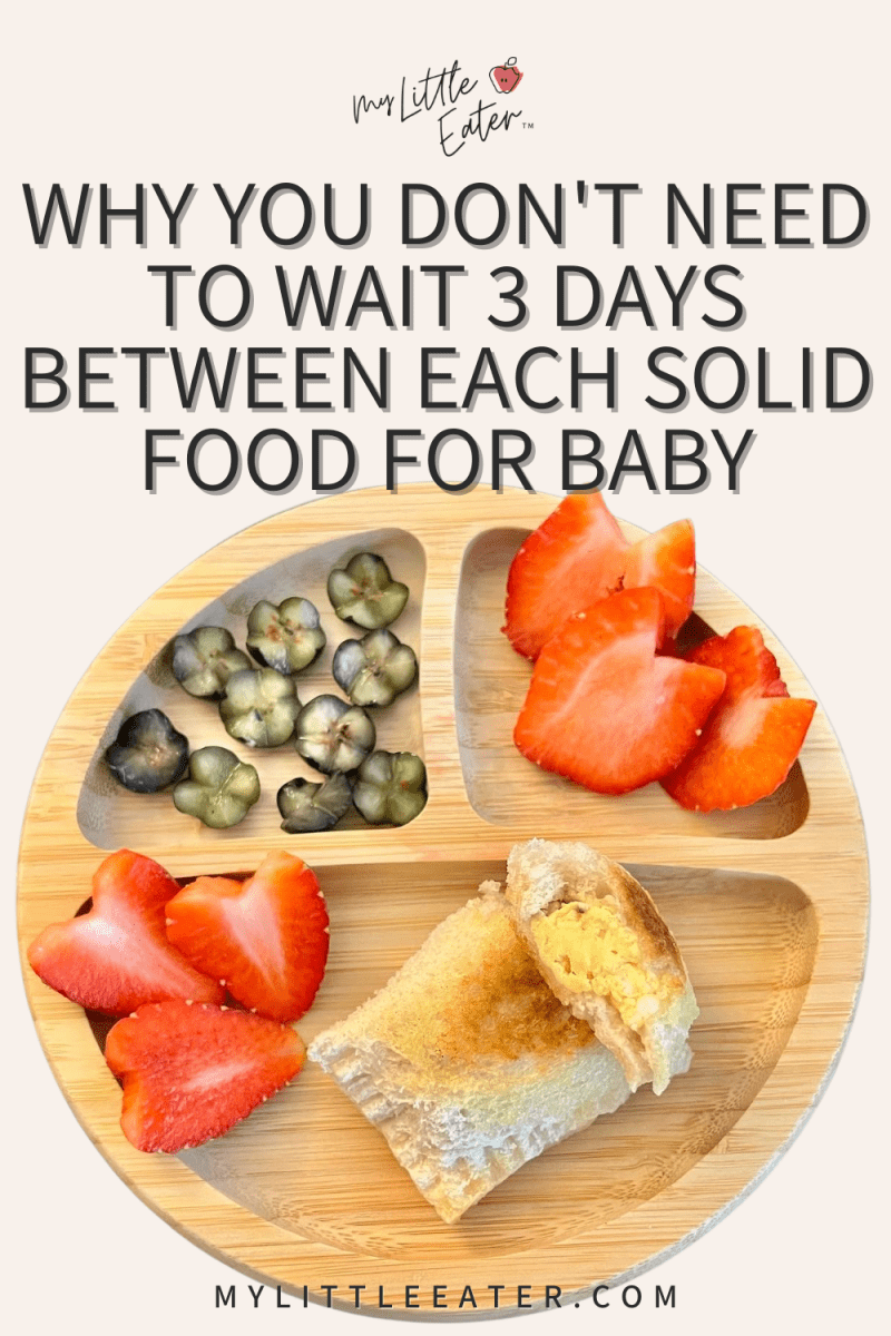 3 day wait rule - why you don't need to wait between introducing new ...