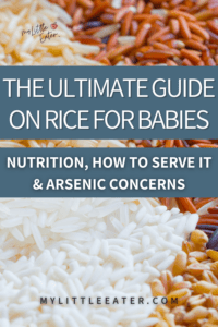 Rice for babies: the ultimate guide on how to serve it safely - My ...