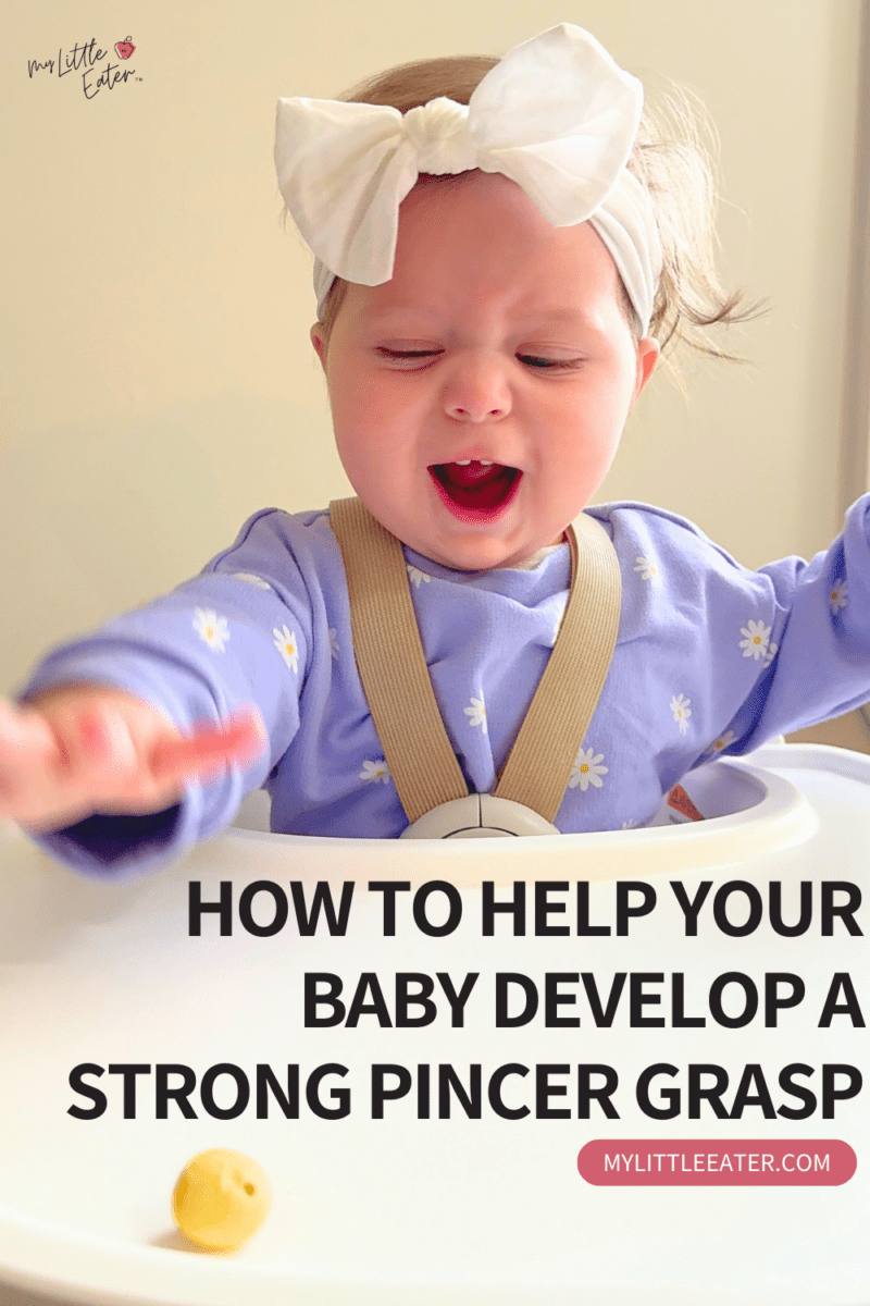 When do babies develop pincer grasp & how to help them practice