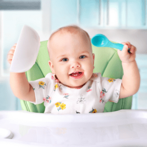 How to help a baby gagging on solids excessively - My Little Eater
