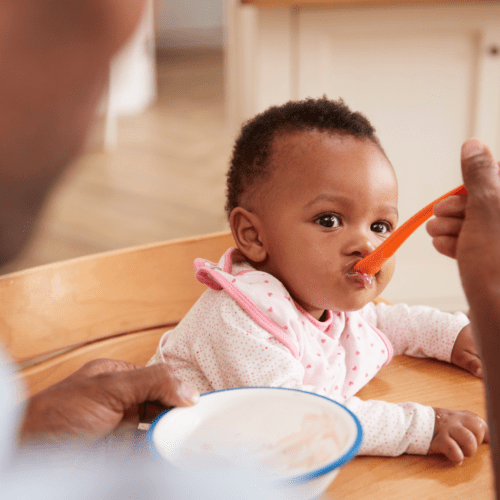 How to help a baby gagging on solids excessively - My Little Eater