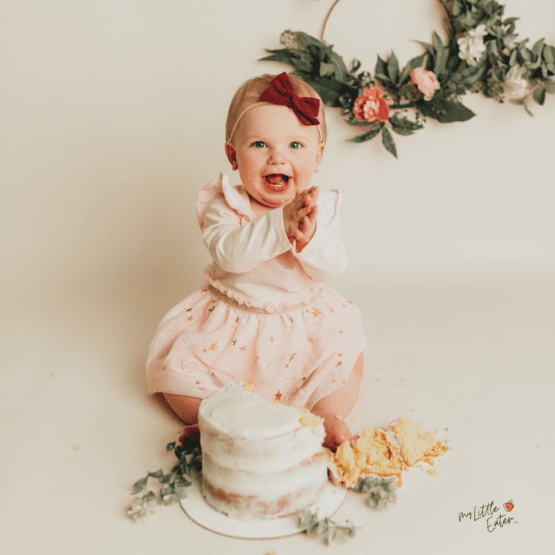 Baby's first birthday smash cake recipe: sugar-free or not? - My Little ...