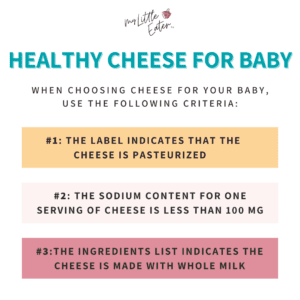 The best cheese for baby led weaning & how to safely serve it - My ...