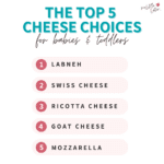The best cheese for baby led weaning & how to safely serve it - My ...