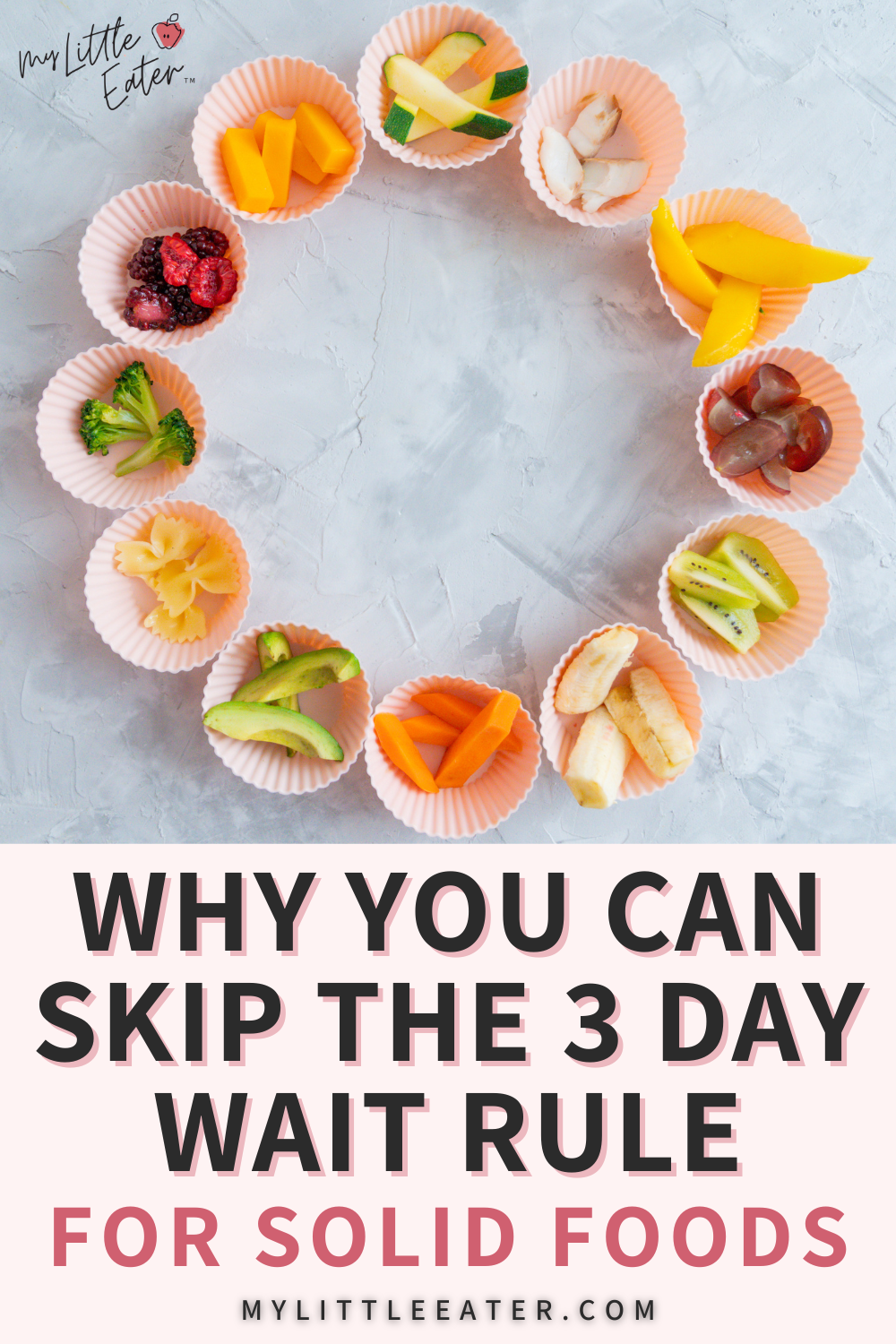 Why you don't need to use the 3 day wait rule for starting solids