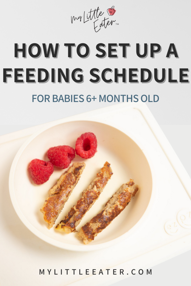 How to set up a feeding schedule for babies 6+ months old
