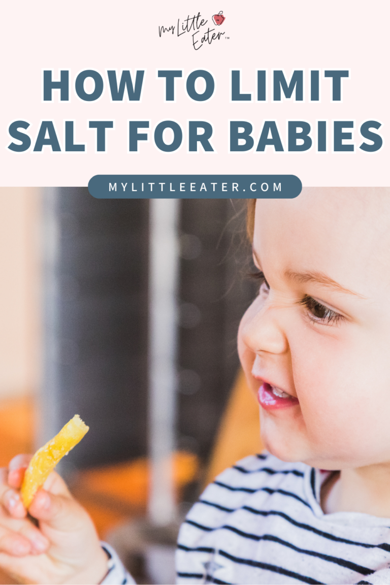 How to limit salt for babies (without stressing over every bite)