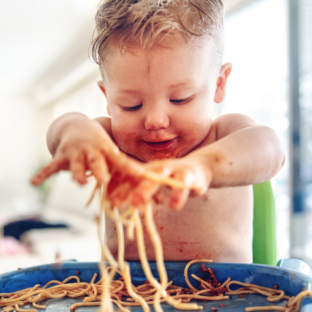 Sensory play with food: why you need to let your baby get messy & its ...