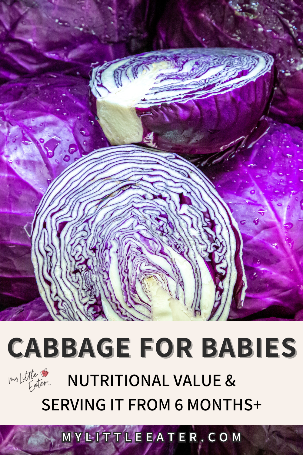 Cabbage for babies: nutritional value & serving it from 6 months+