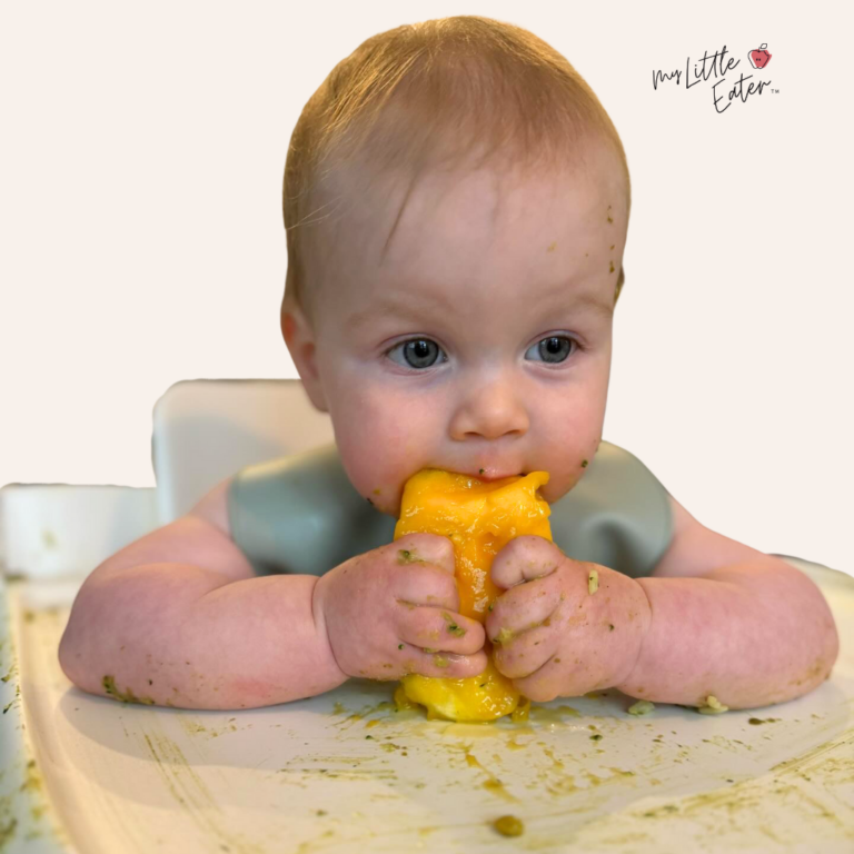 How to teach baby to chew and swallow safely - My Little Eater