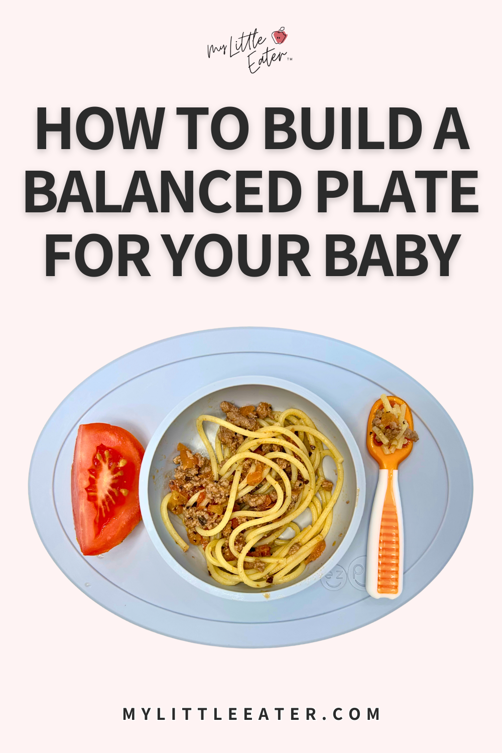 How to build a balanced plate for babies - My Little Eater